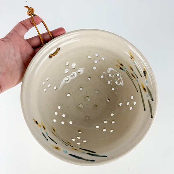 Pottery Colander - Etsy
