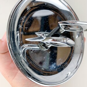 Vintage MCM 1950's Chrome Hamilton Product Tobacco Ashtray Fish ...