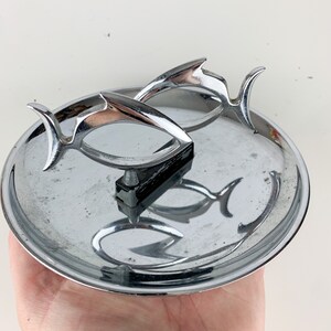 Vintage MCM 1950's Chrome Hamilton Product Tobacco Ashtray Fish ...