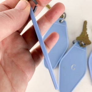 Lot of 4 Vintage Blue Hotel Room Key and Plastic FOB Hollywood Vegas ...