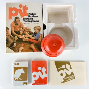 Vintage Pit Playing Card Trading Game 1973 Parker Brothers Complete W ...
