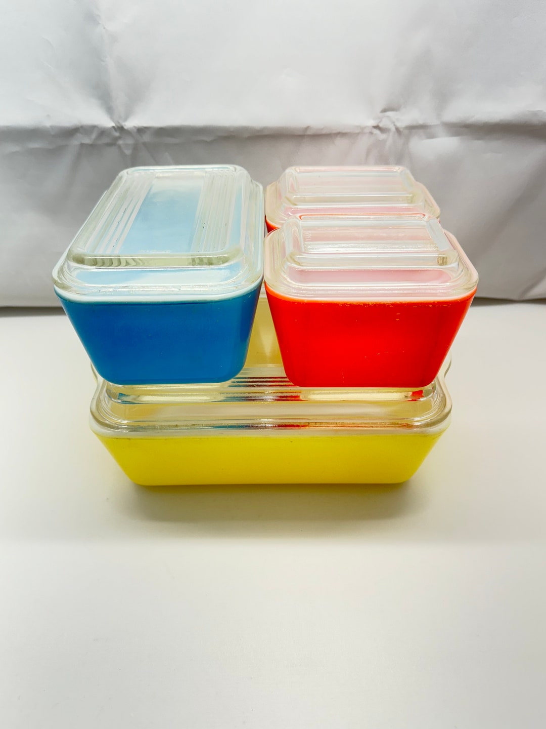 Pyrex Primary Colors Refrigerator Set - Etsy
