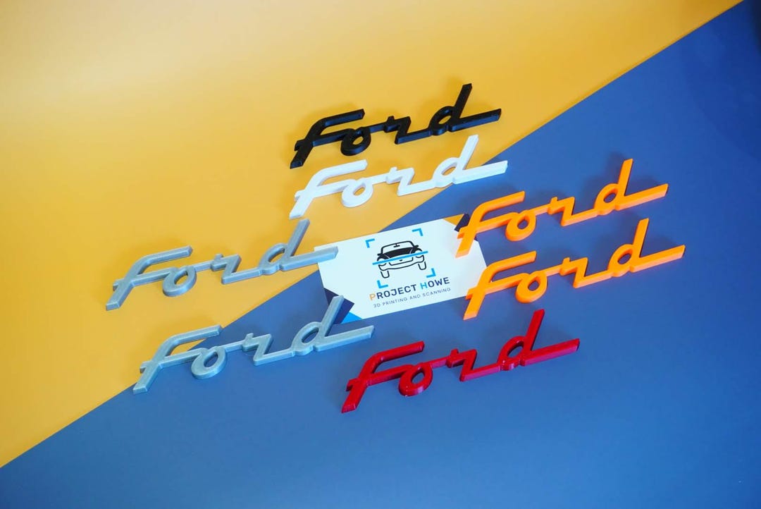 Classic 1955 Ford Emblem - 3D Printed - Project Howe - Etsy