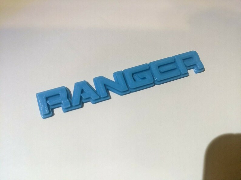 Classic Ford Ranger Dash Emblem Single Color 3D Printed - Etsy