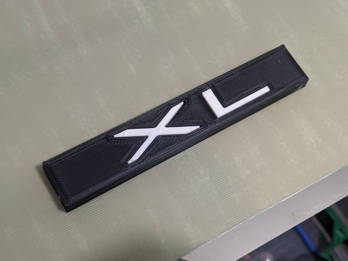 Ford XL Emblem - Two Color Kit - 3D Printed Badge - Etsy