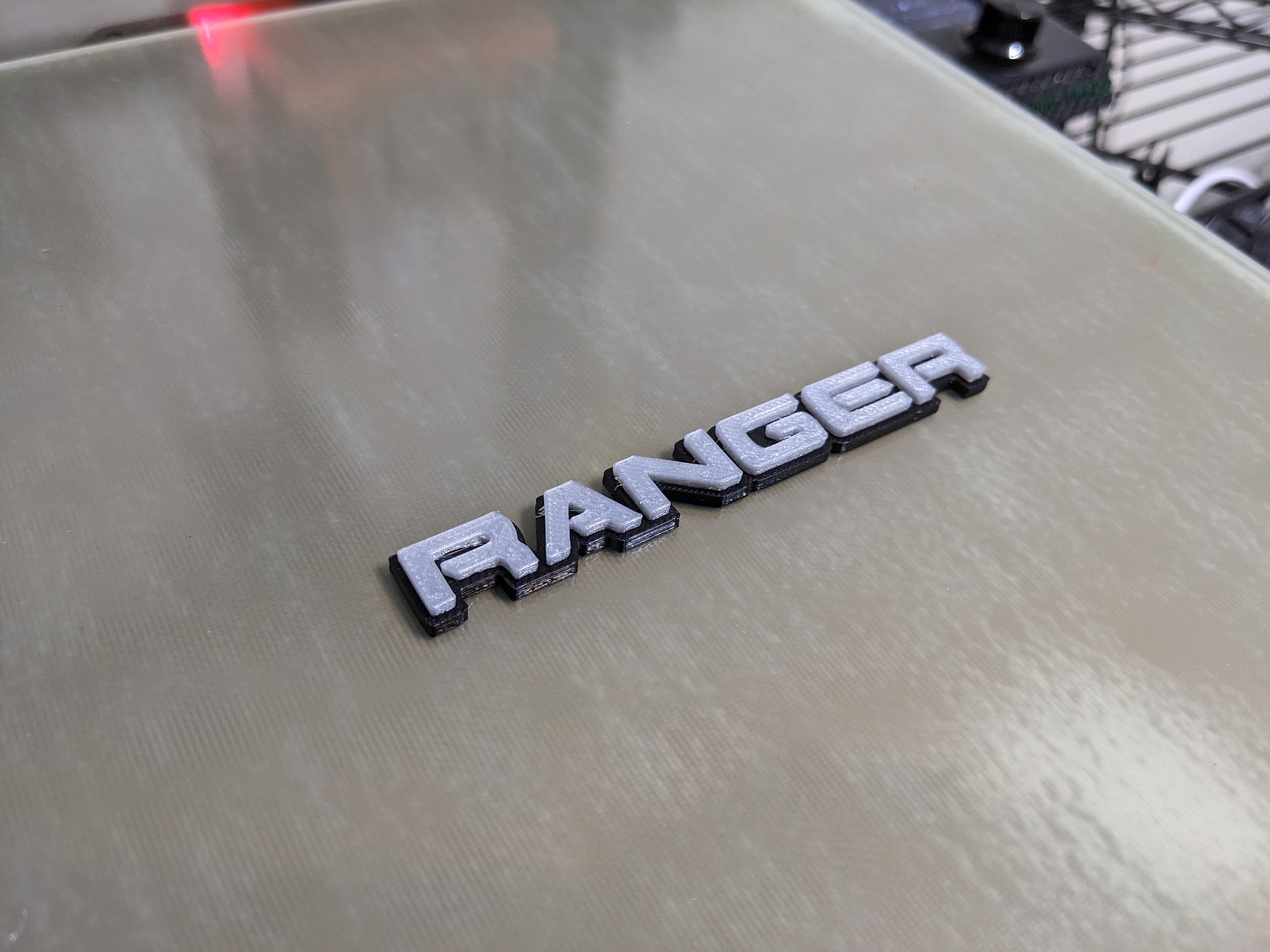 Classic Ford Ranger Dash Emblem Two Color 3D Printed - Etsy