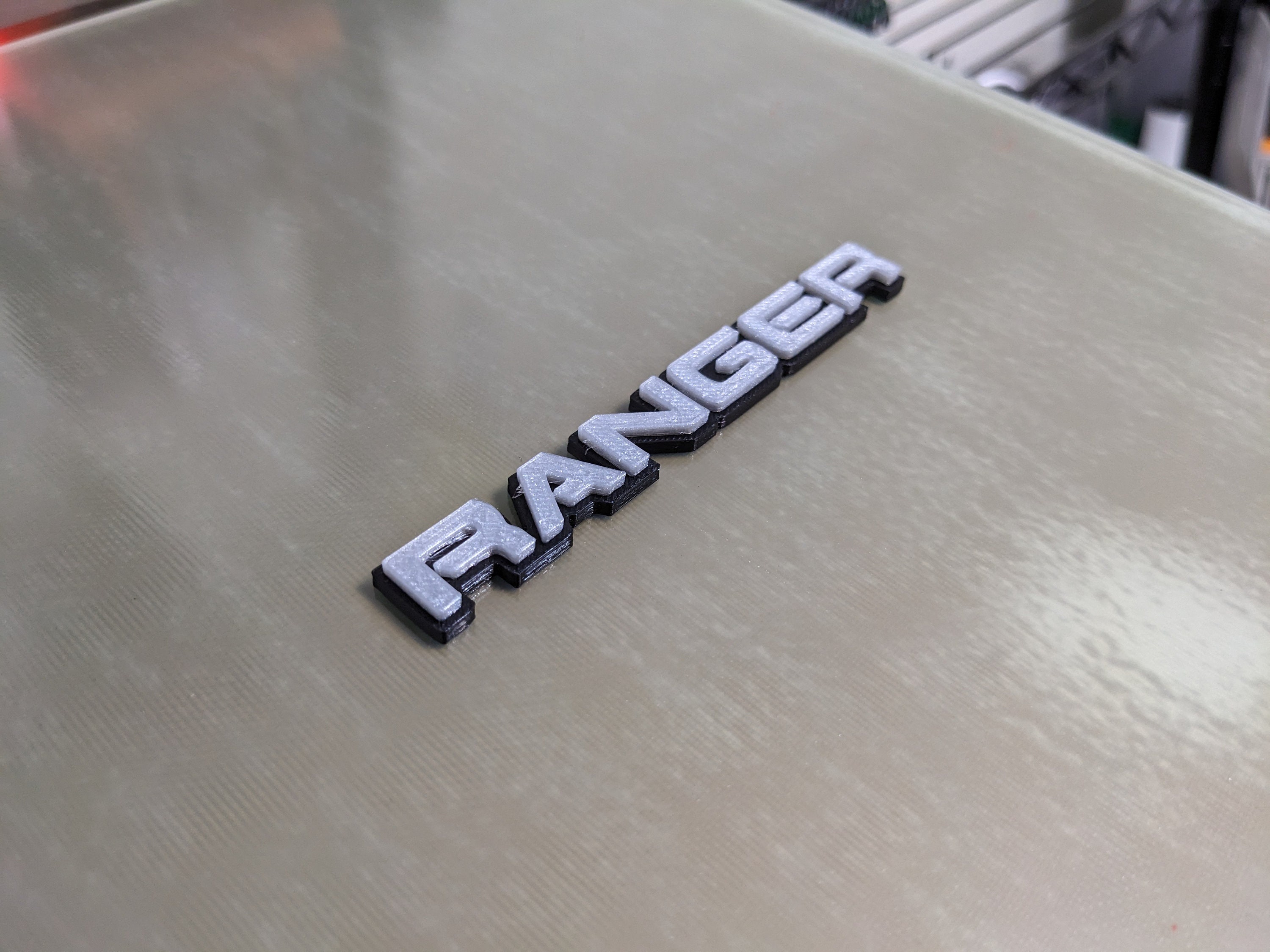 Classic Ford Ranger Dash Emblem Two Color 3D Printed - Etsy