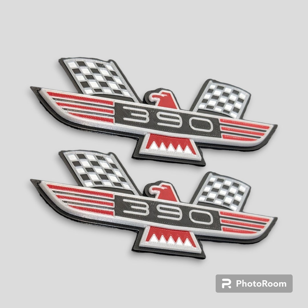 Ford Thunderbird 390 Emblem PAIR - 3D Printed - Project Howe - Etsy
