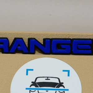 Classic Ford Ranger Dash Emblem - Two Color - 3D Printed - Etsy