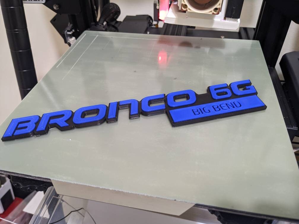 BRONCO 6G Big Bend Two Color Pair 3D Printed Project Howe - Etsy