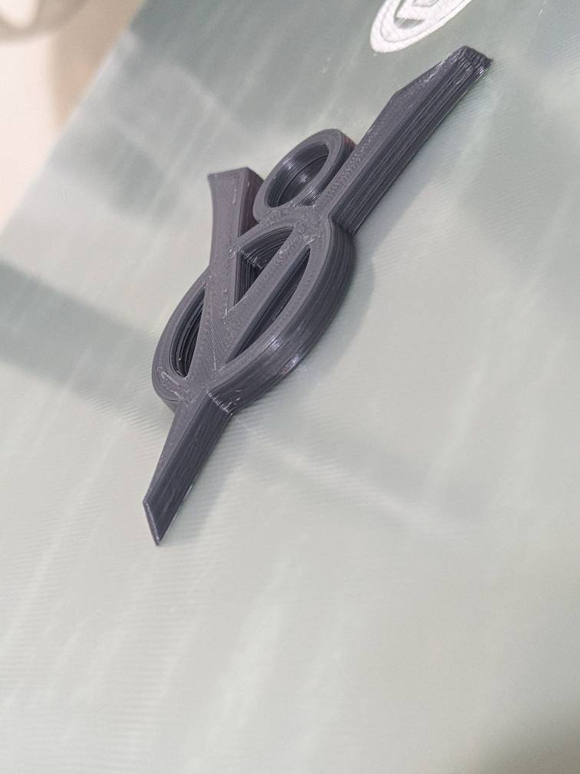Classic Ford V8 Emblem Hotrod 3D Printed Badge Project Howe - Etsy