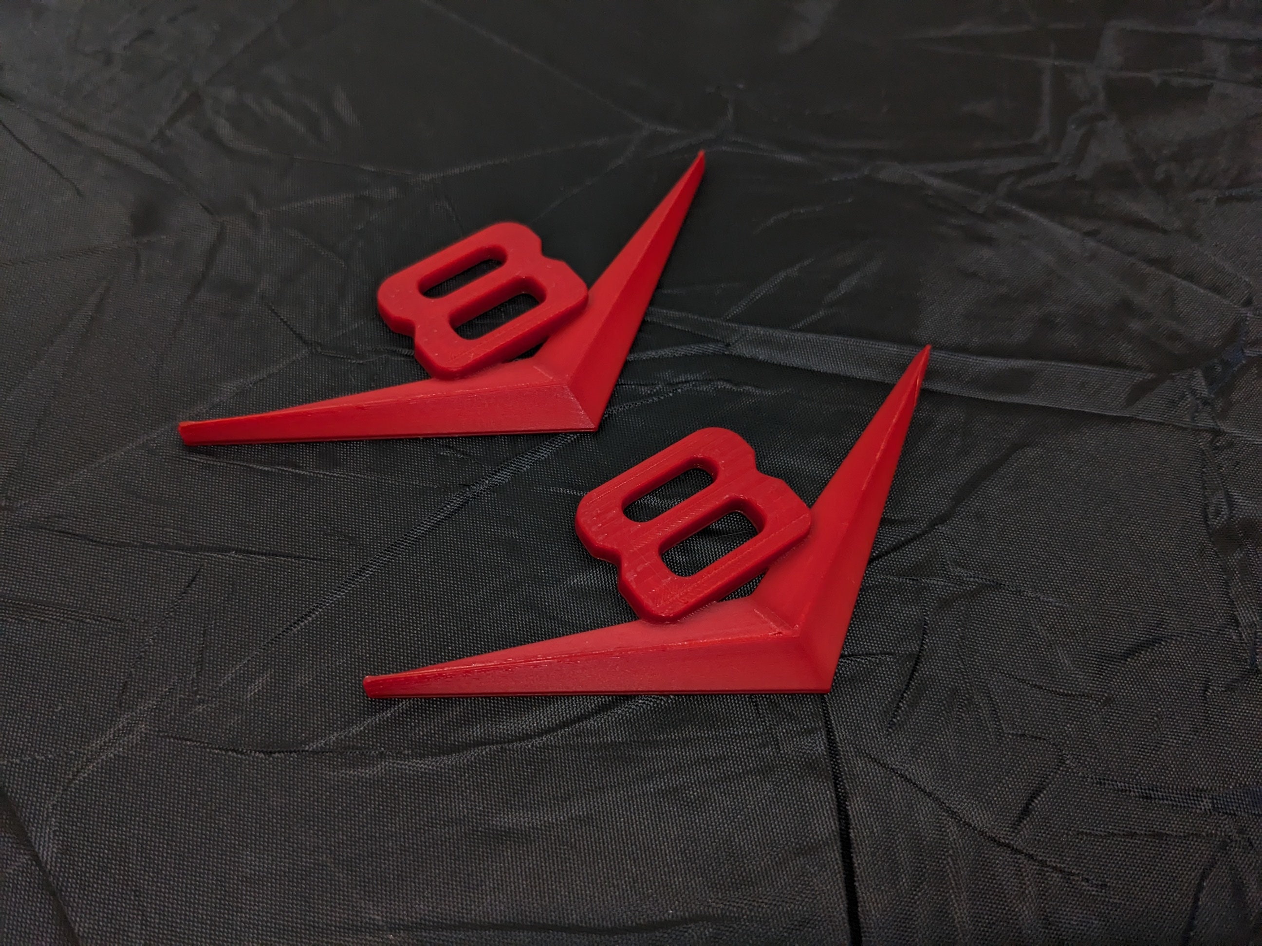 Classic V8 Emblem Hotrod 3D Printed Badge Project Howe - Etsy