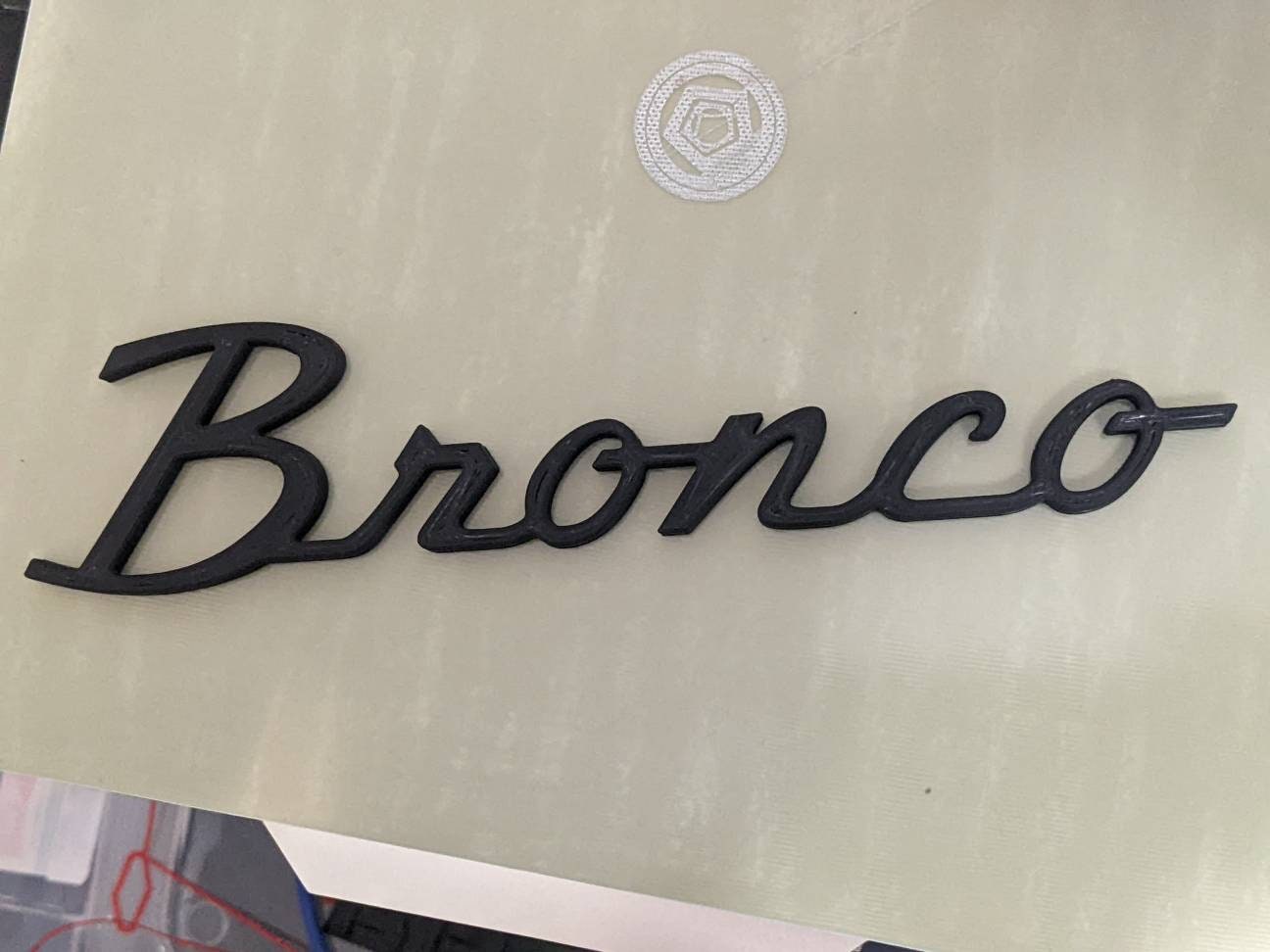 Classic Bronco Emblem 3D Printed Project Howe - Etsy