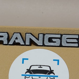 Classic Ford Ranger Dash Emblem - Two Color - 3D Printed - Etsy