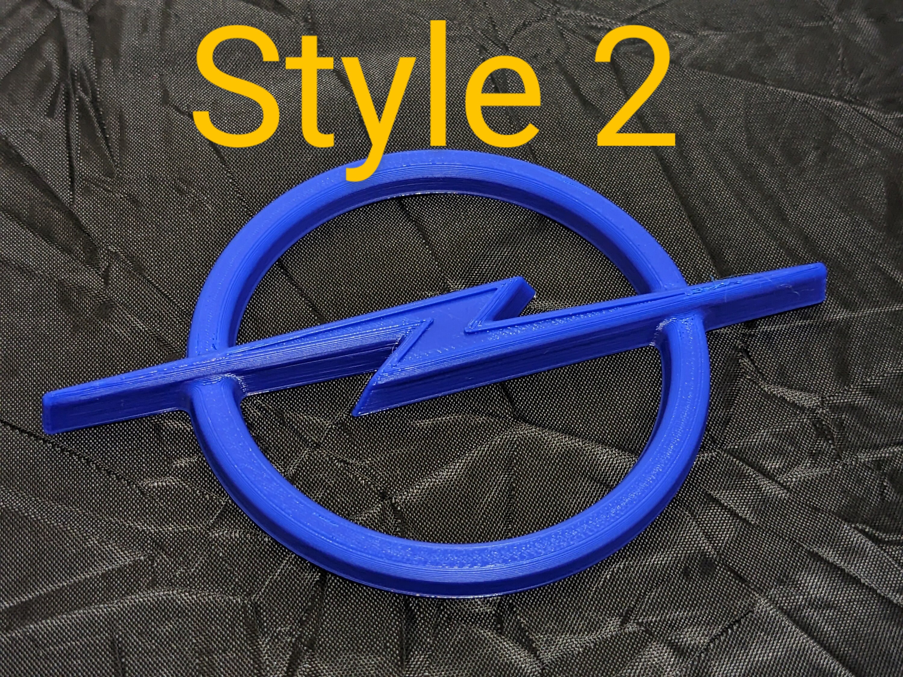 Classic Opel Car Emblem Pair 3D Printed Project Howe - Etsy