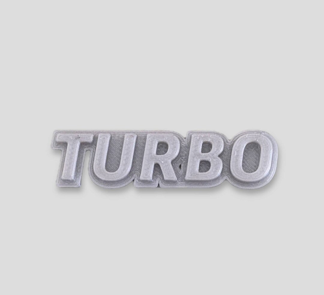 TURBO - Turbo Emblem for Cars and Trucks - 3D Printed - Etsy