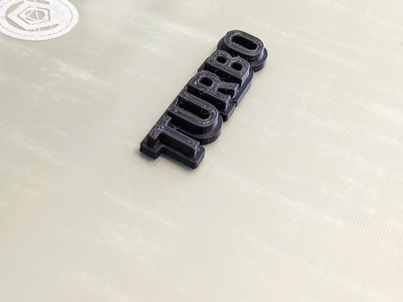 TURBO - Turbo Emblem for Cars and Trucks - 3D Printed - Etsy
