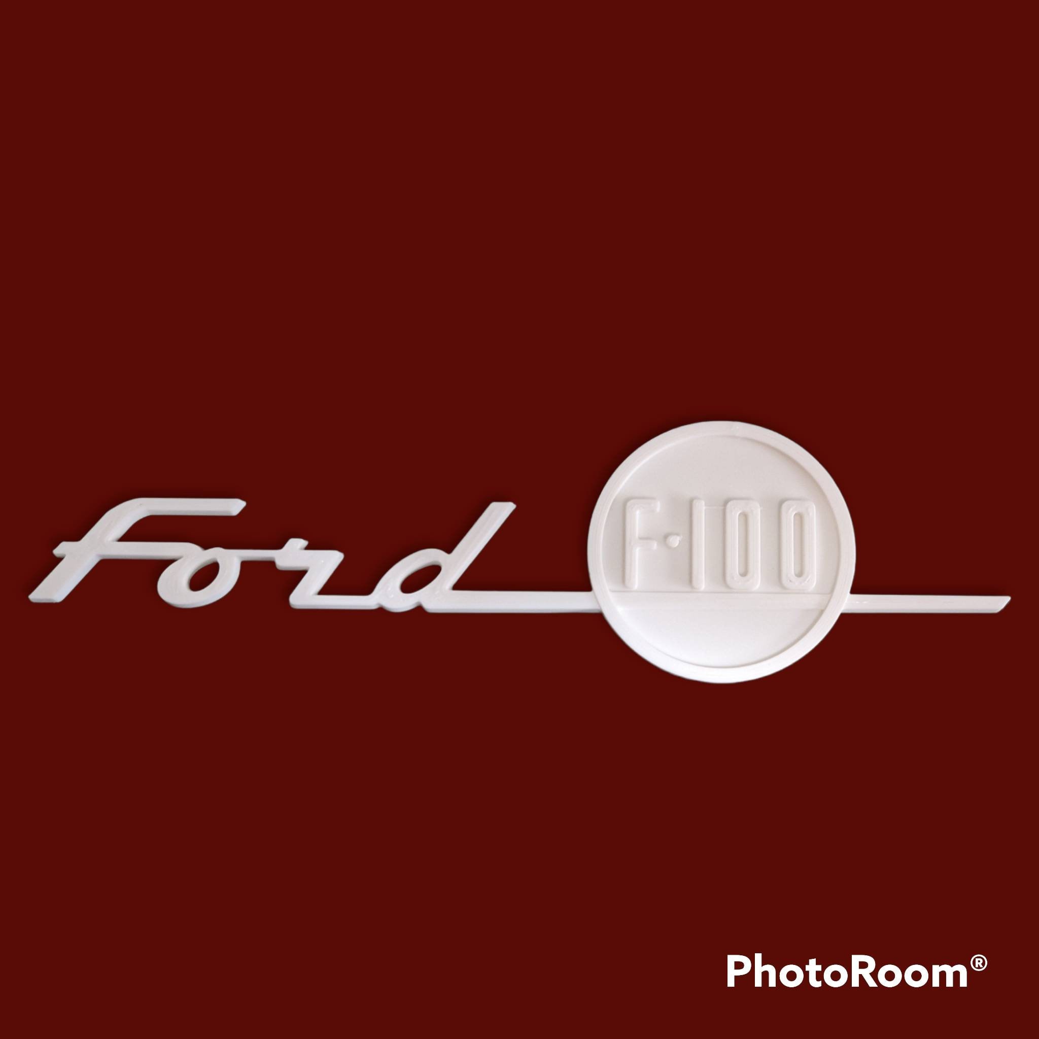 1955 Ford F100 Hood Emblem 3D Printed - Etsy
