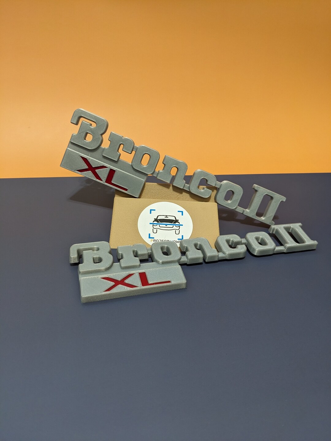 1984-1988 Bronco Ii XL Emblem - Two Color - 3D Printed - Project Howe ...
