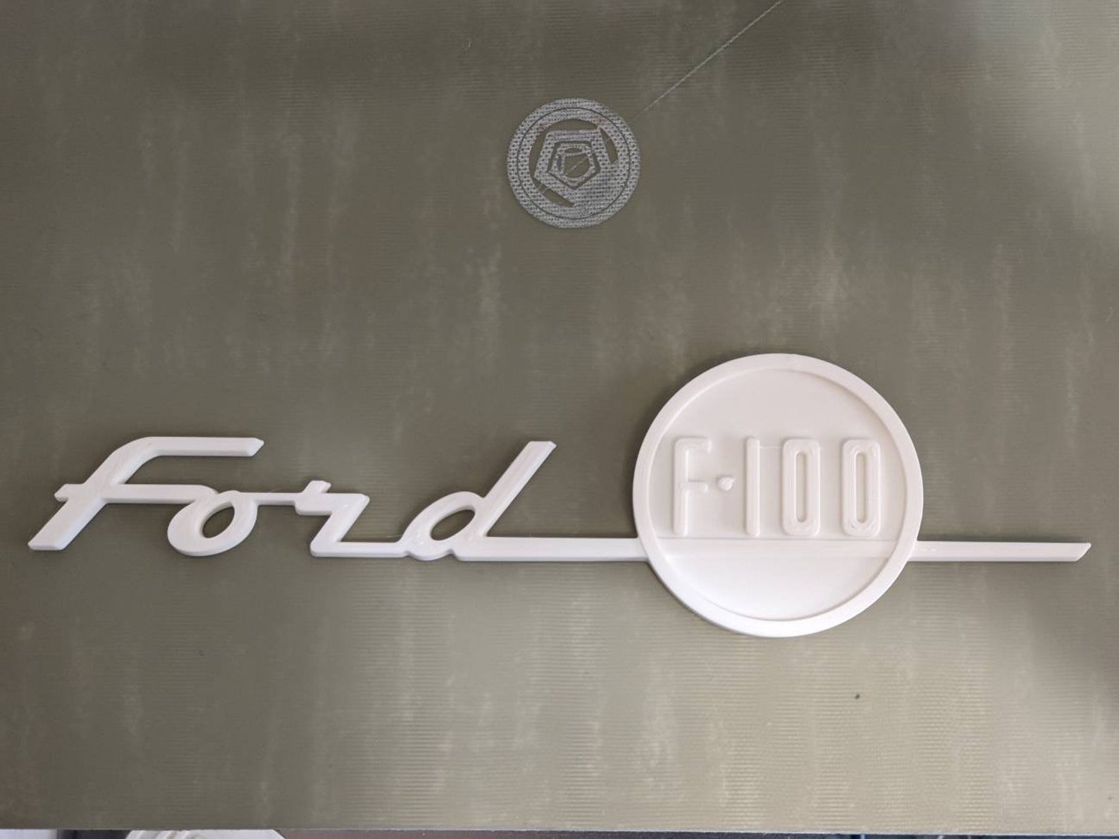 1955 Ford F100 Hood Emblem 3D Printed - Etsy