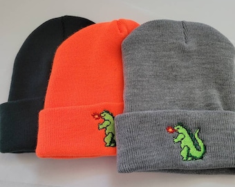 Godzilla Beanie - Etsy