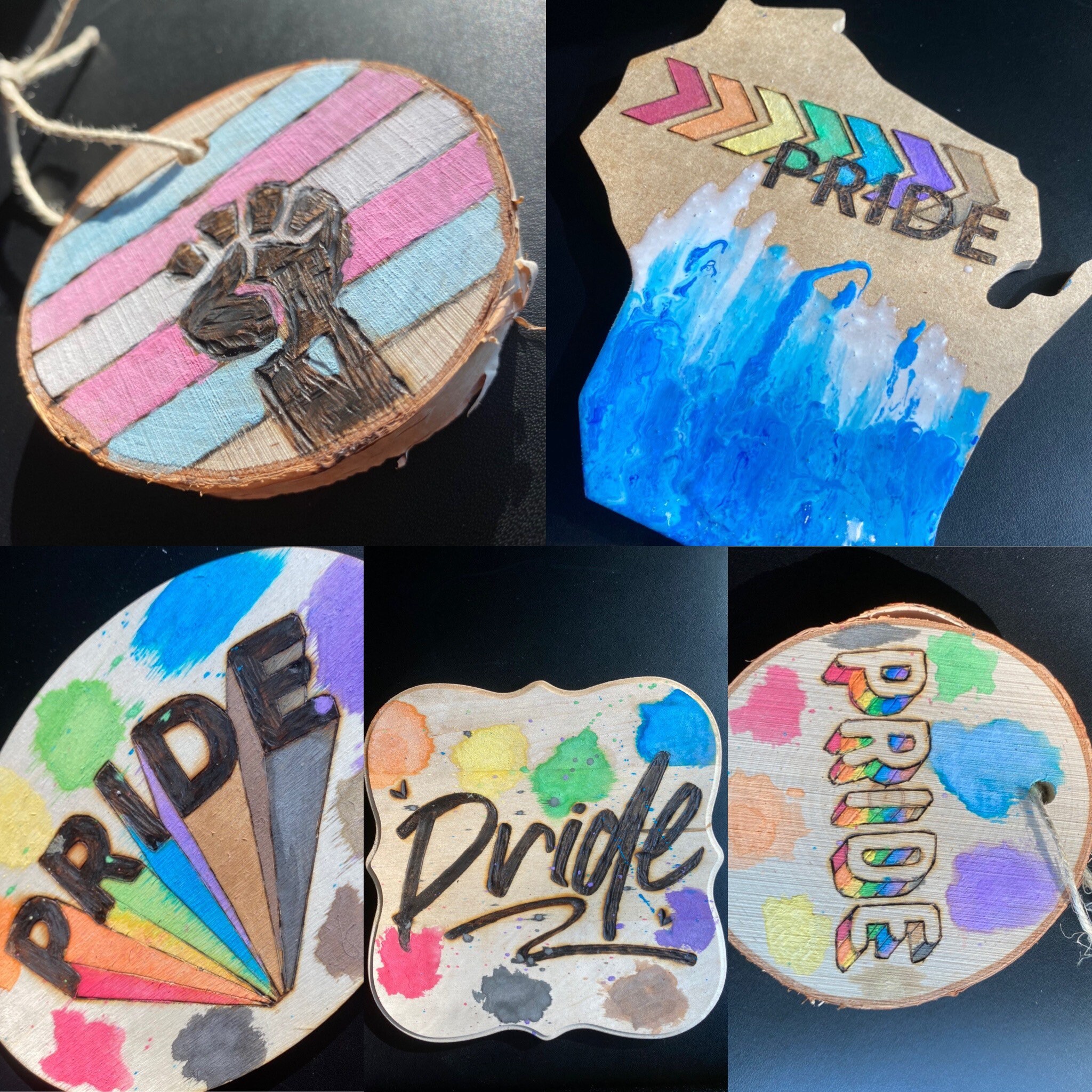 LGBT Pride Handmade Wood burn Personalized Decor | Etsy