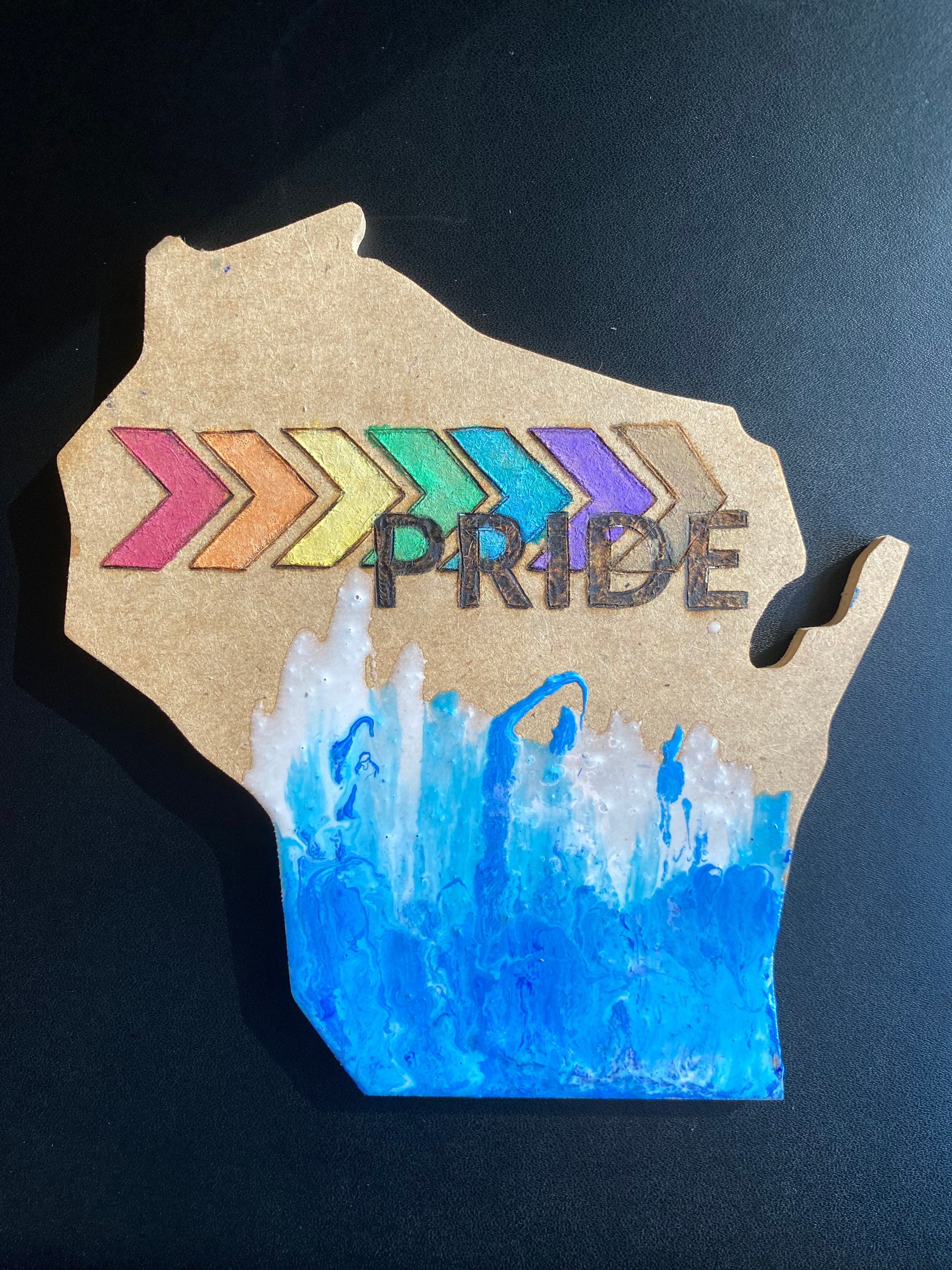 LGBT Pride Handmade Wood burn Personalized Decor | Etsy
