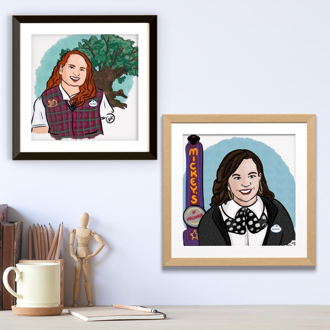 Disney Custom Cast Member Digital Download Portraits – Personalized ...
