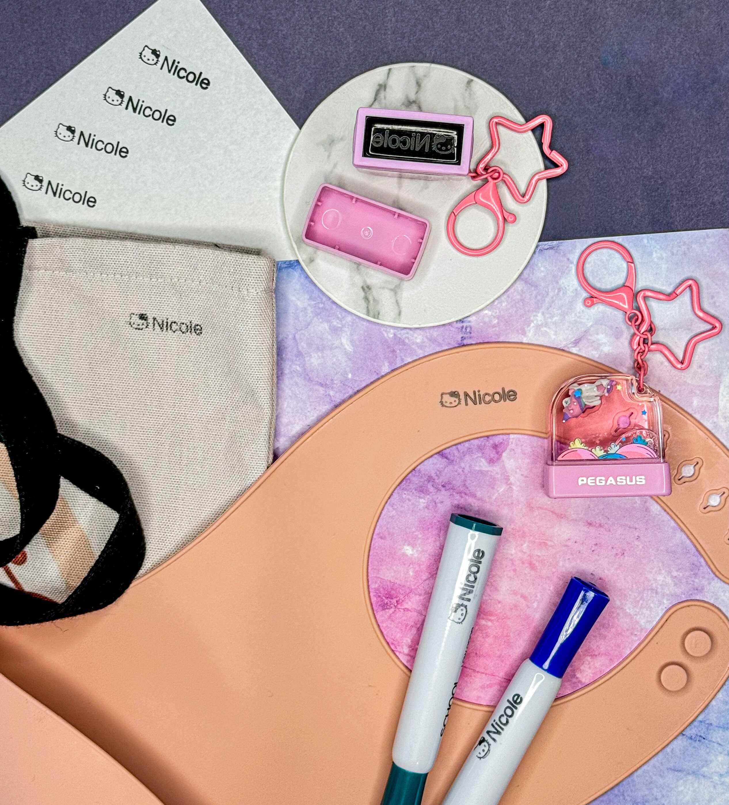 Kids Clothing Labels Stamp and Fabric Ink for Daycare or Camp, Kids ...