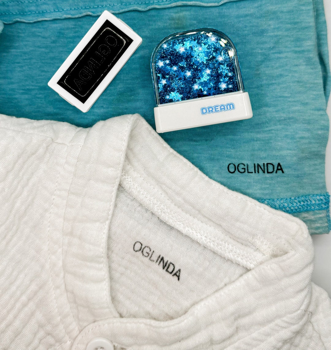 Custom Clothing Stamp | Personalized Fabric Stamp | Self Inking Stamp ...