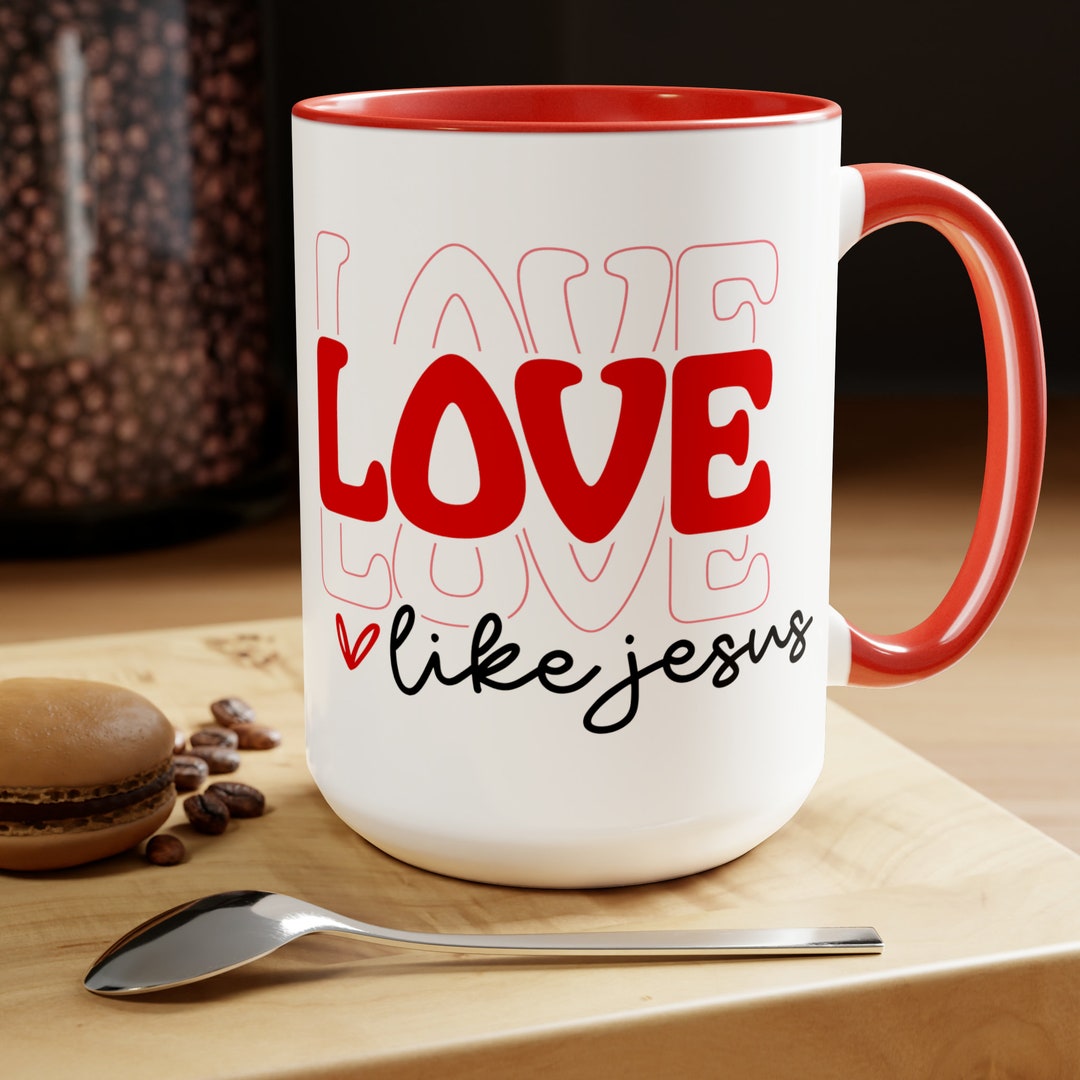 Love Like Jesus Mug,jesus Mugwomen Christian Valentine,valentine Gift ...