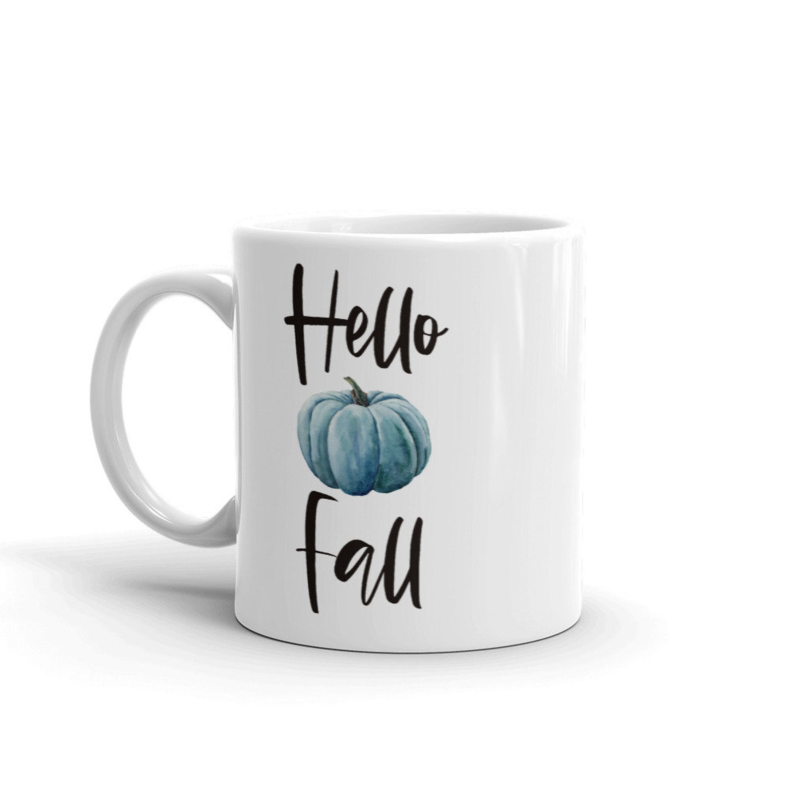 Fall Autumn Coffee Mugs Hello Fall Coffee Mug Cute Fall - Etsy