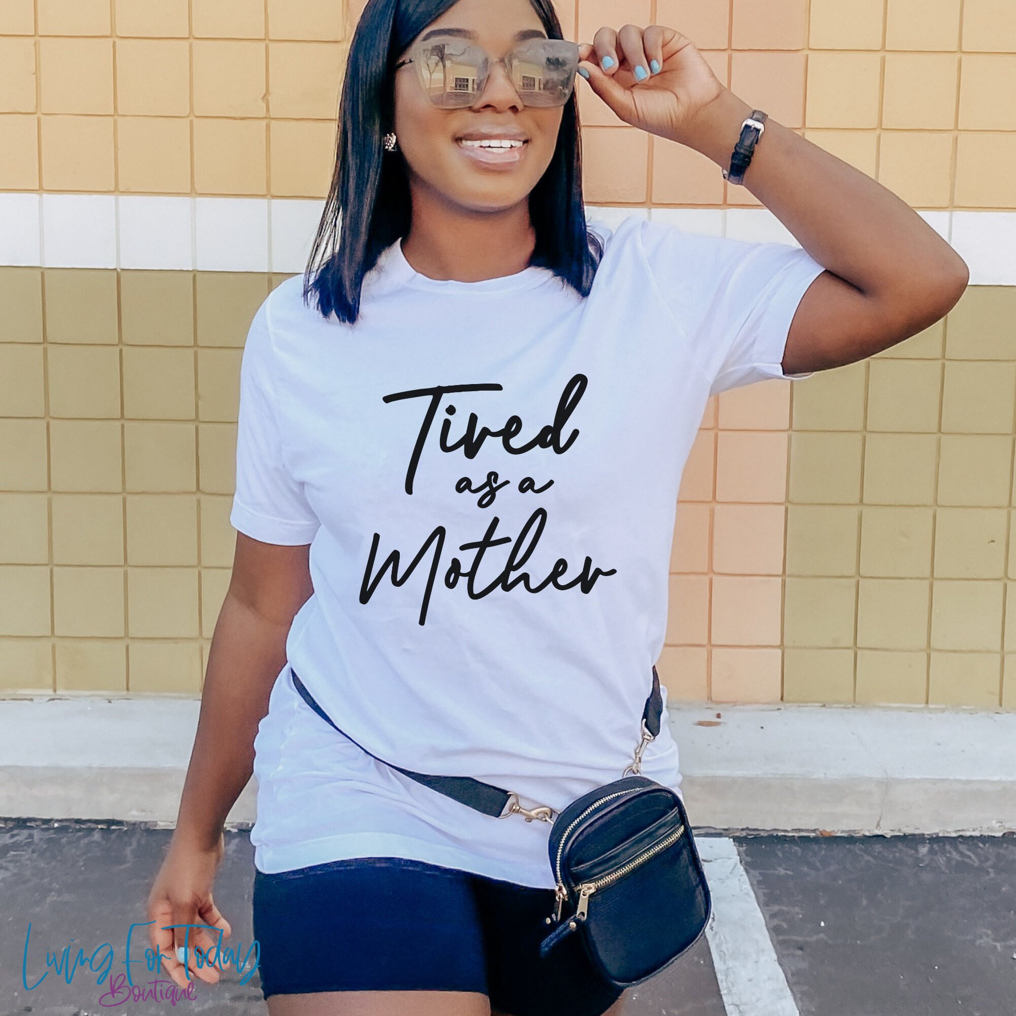 Tired as A Mother Mom Shirt Mom Life Shirt for Mom Mothers - Etsy