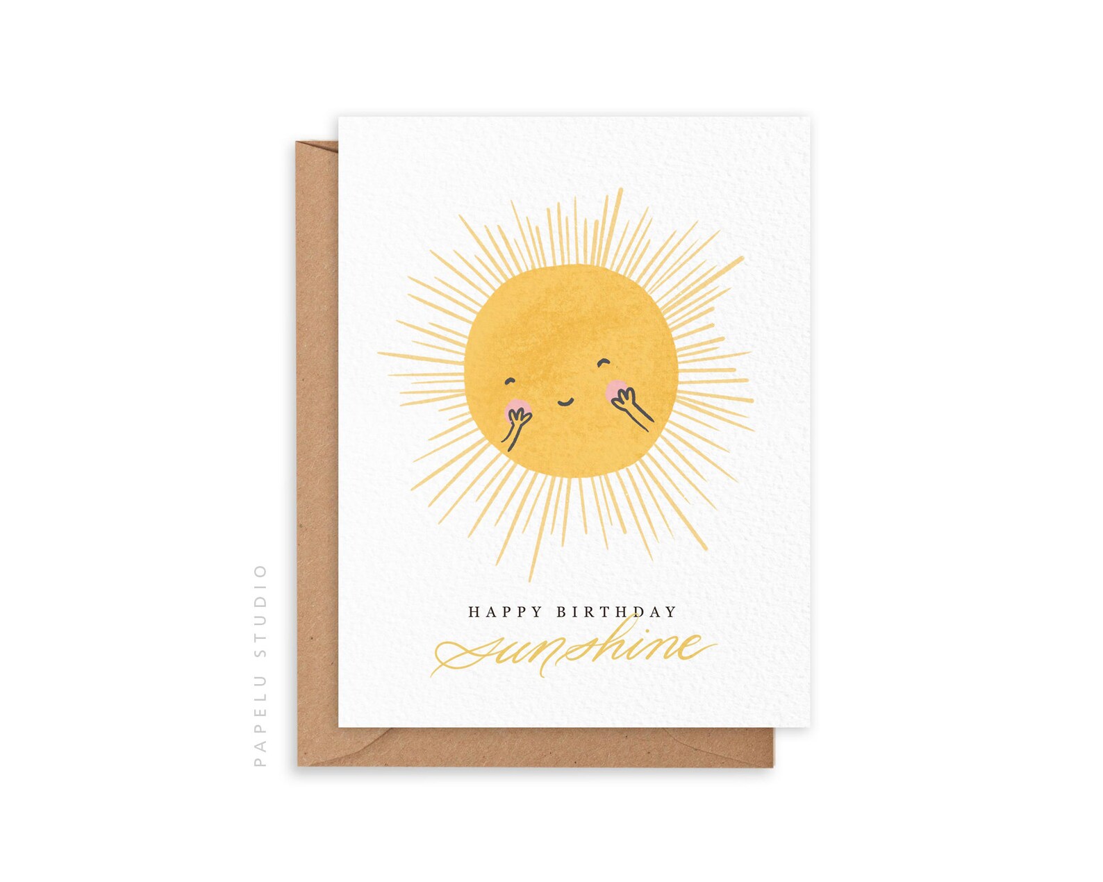 Happy Birthday Sunshine Greeting Card | Cute Birthday Card | Happy Sun ...