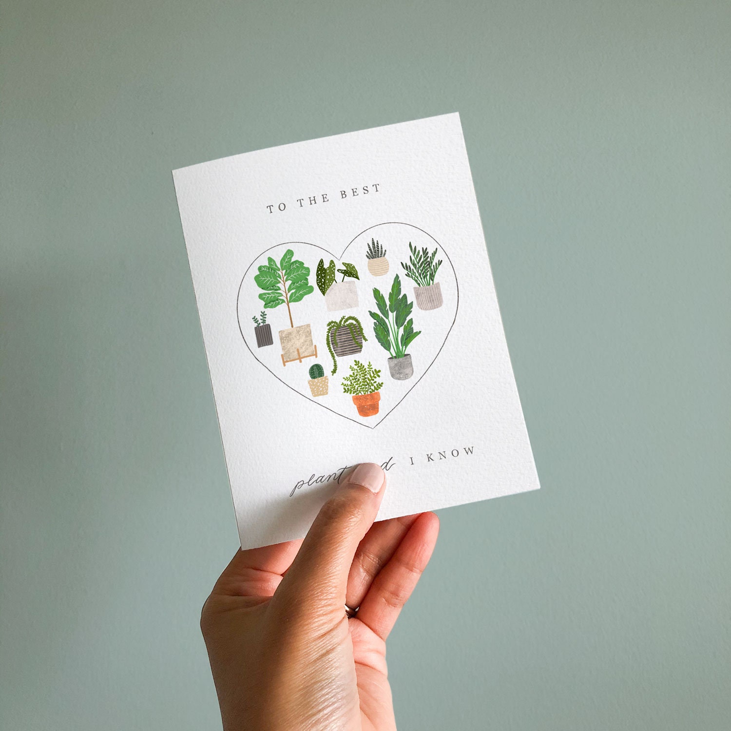 Plant Dad Greeting Card Dad's Birthday Father's Day to the Best Plant ...