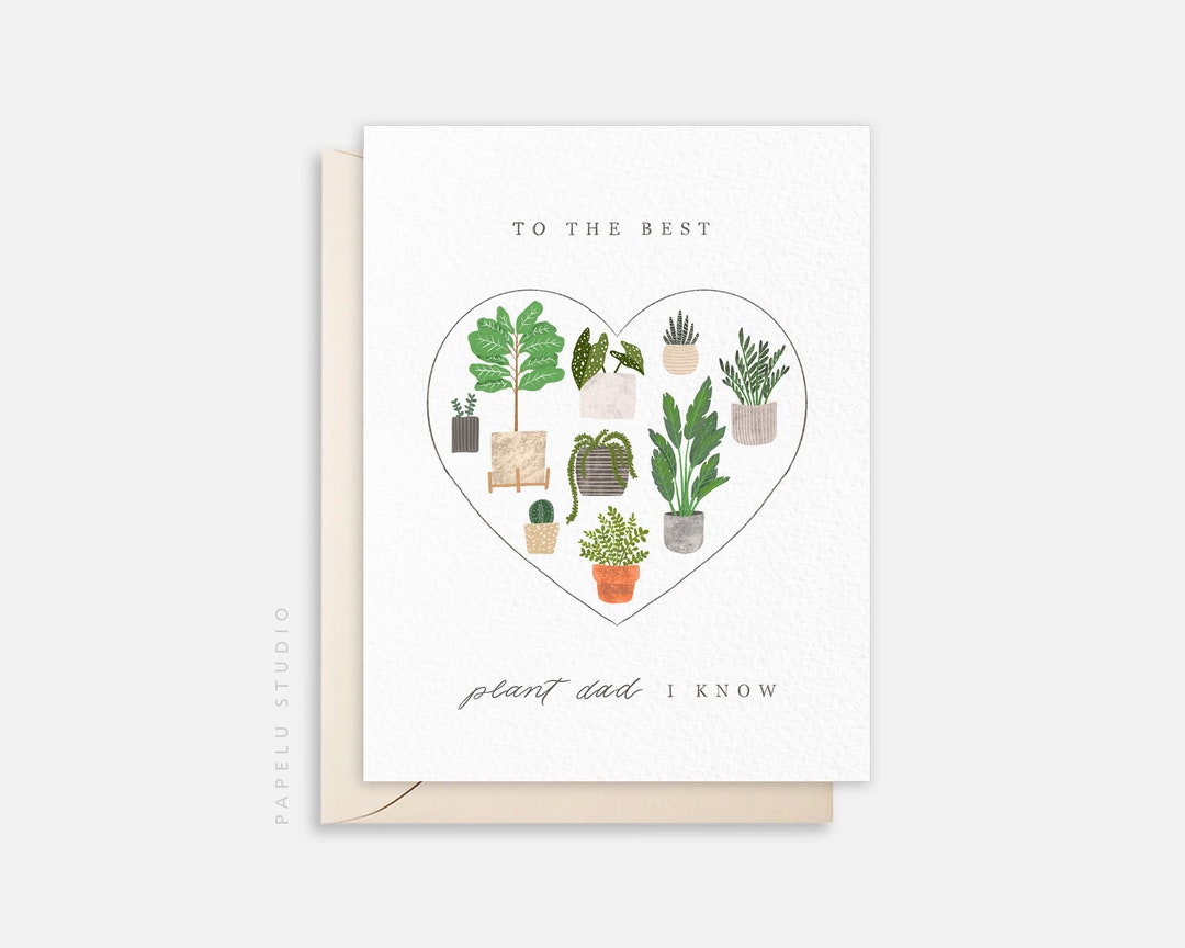 Plant Dad Greeting Card | Dad's Birthday | Father's Day | to the Best ...