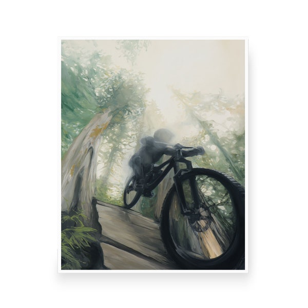 Mountain Bike Art - Etsy