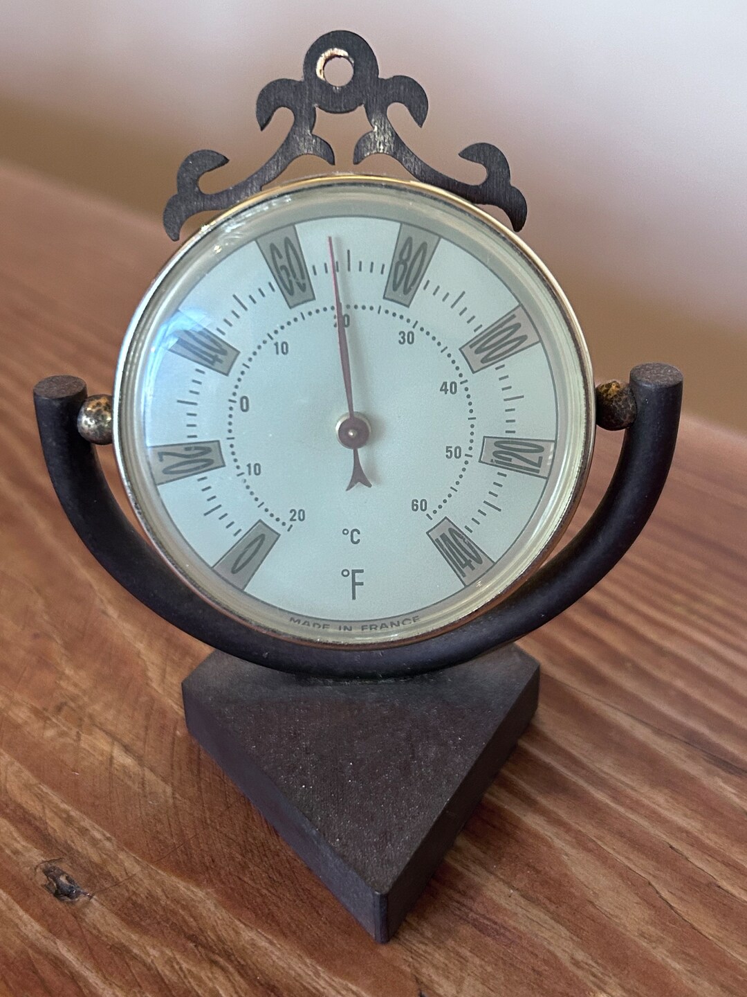 Vintage French Desk Thermometer on Swing Base C1970's - Etsy