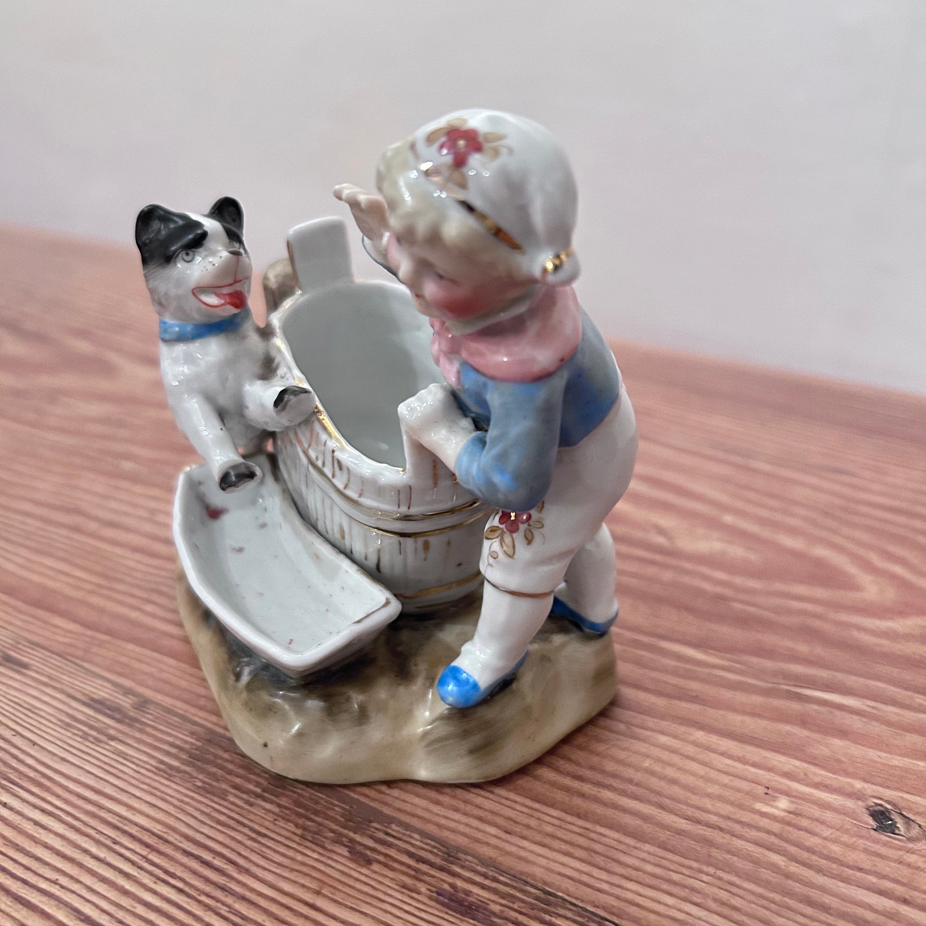 Victorian Fairing Match Striker Dogs Bath Time - Etsy