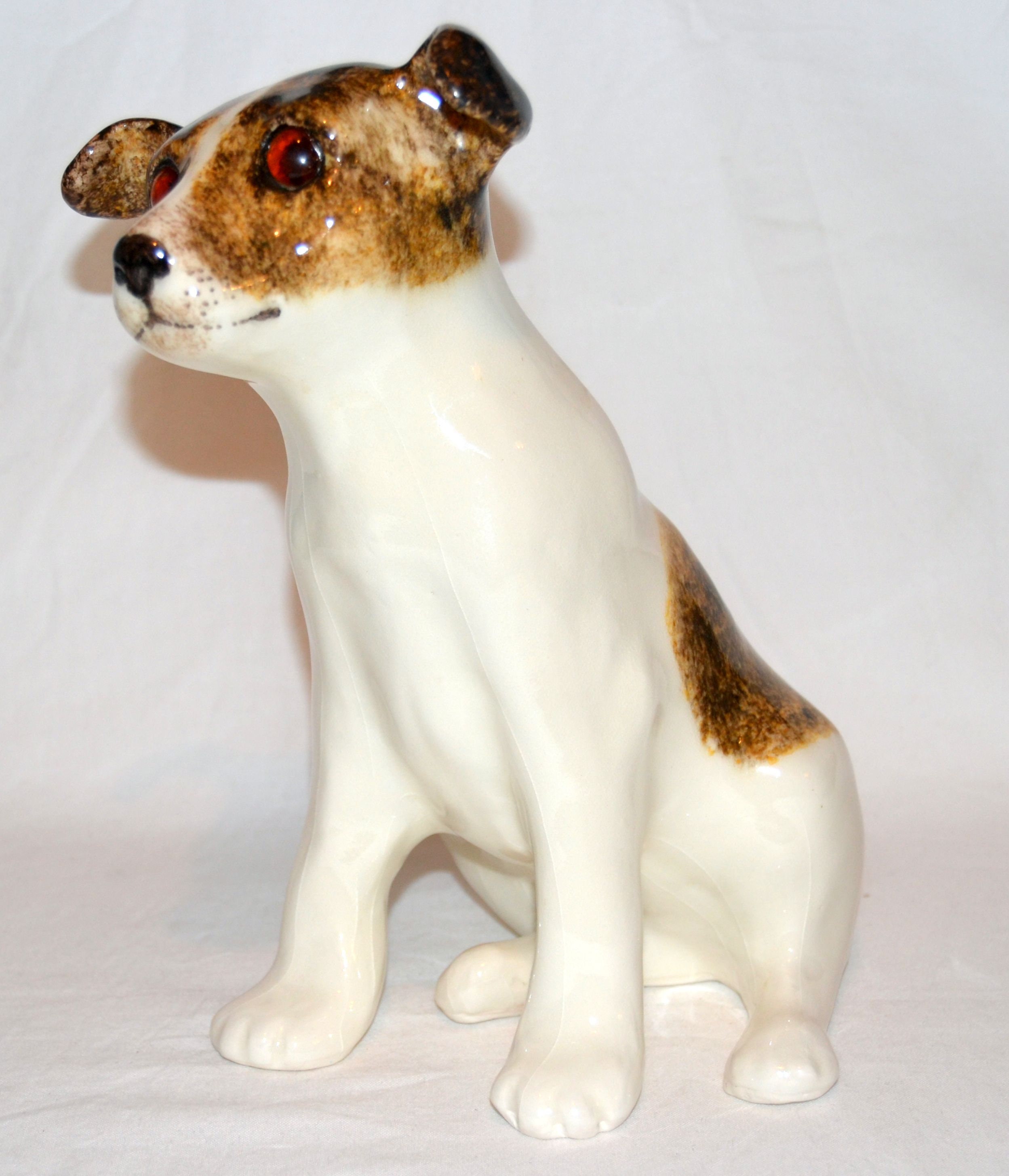 Jenny Winstanley Jack Russell Dog His Masters Voice Hand Made | Etsy