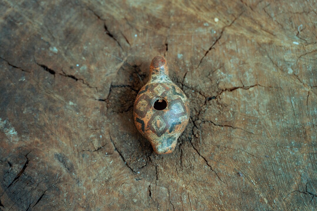 Shaman Clay Whistle in the Shape of a Turtle - Etsy