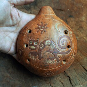 Old Clay Ocarina for Shamanic Ceremony - Etsy