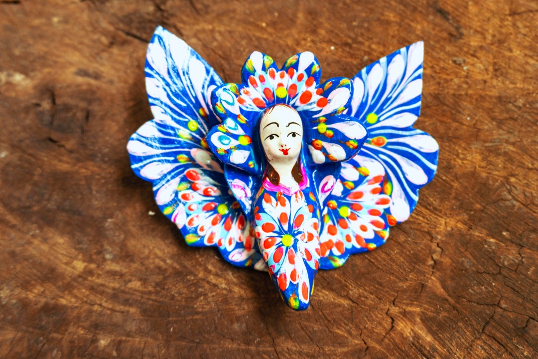 Hand-painted Fairies Made of Rice Flour - Etsy