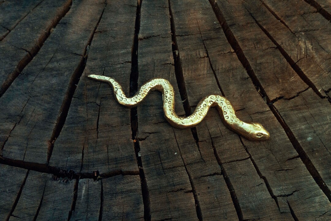 Andean Bronze Snake for Your Altar - Etsy