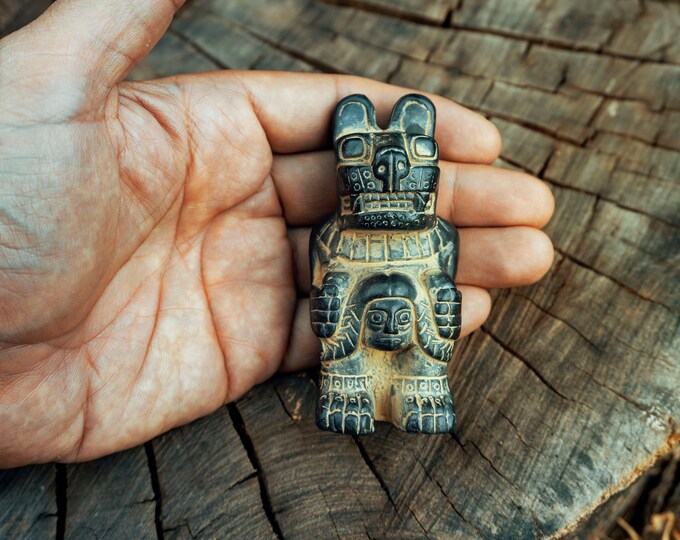 Peruvian Dog Figure for Your Altar in Plaster - Etsy