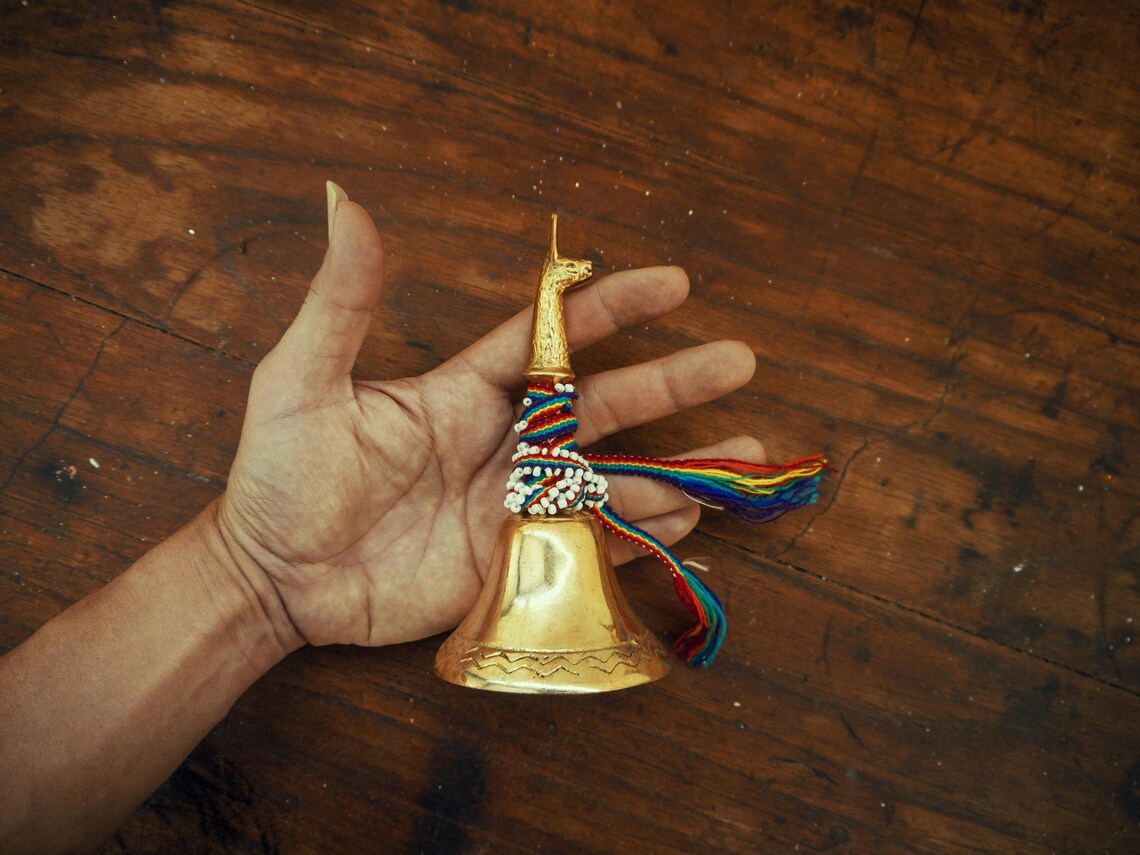 Shaman Bell to call the spirits of the mountains Apus | Etsy
