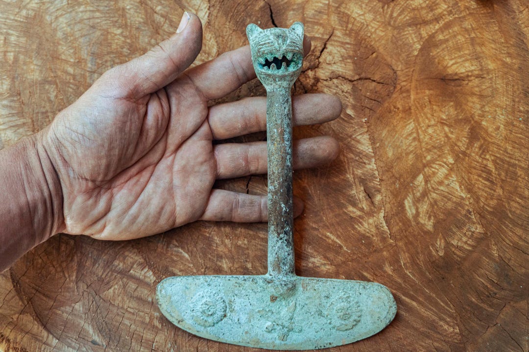 Inca Ceremonial Knife of Bronze and Worn Copper - Etsy