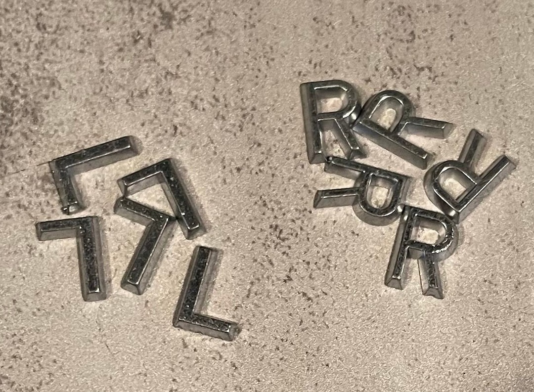 DIY X-ray Marker Lead Letters, 10 Pack, for Small Business Owners, for ...