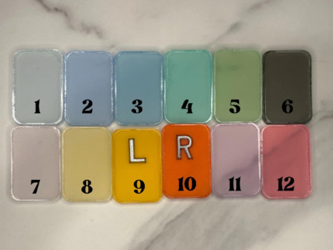 Frosted Pastel X-ray Marker Blanks, DIY X-ray Markers Blanks, Spring ...