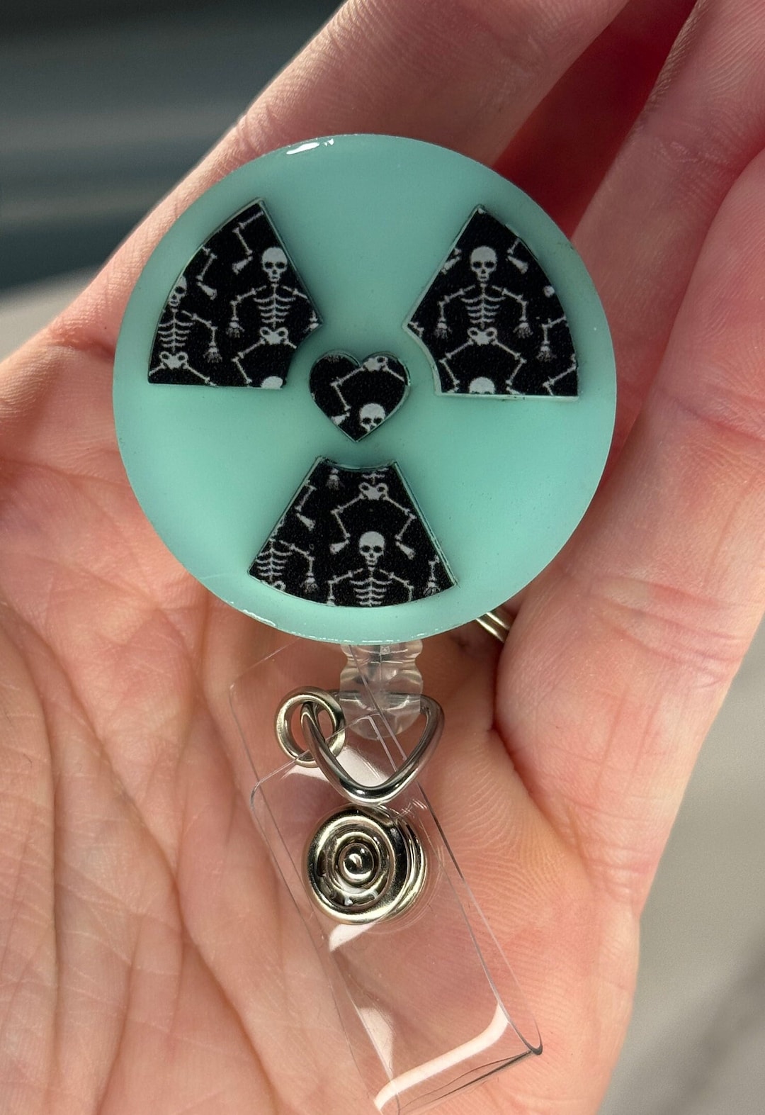 Radiation Symbol Badge Reel for Radiologic Technologists or Imaging ...